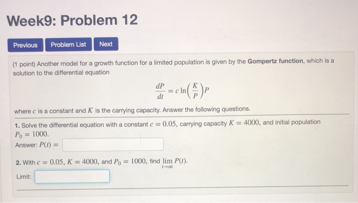 Solved Week9: Problem 12 Previous Problem List Next cin(C) | Chegg.com