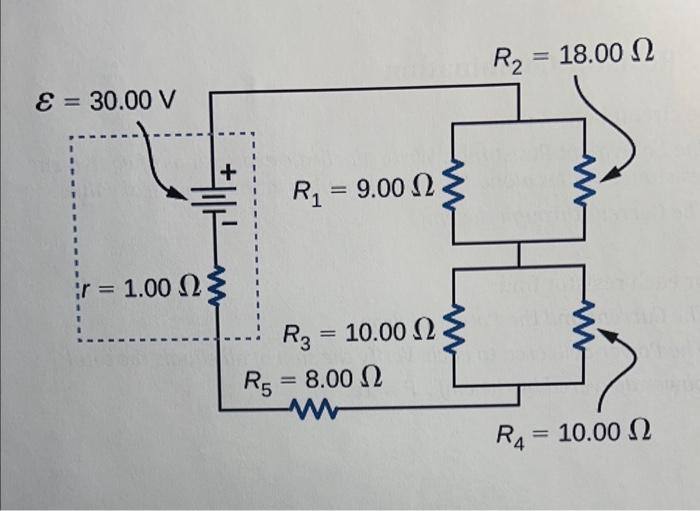 Solved Q4. Resistor Combination . For the circuit below, | Chegg.com