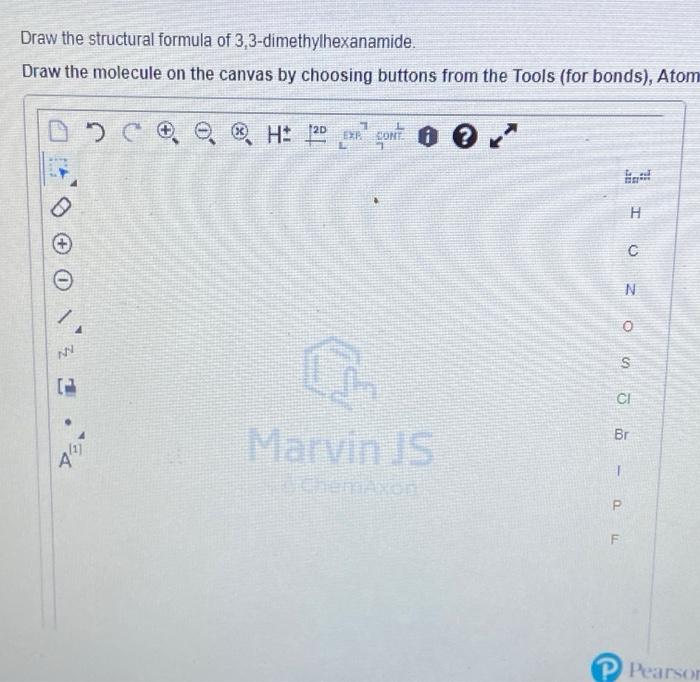 Solved Draw the structural formula of | Chegg.com