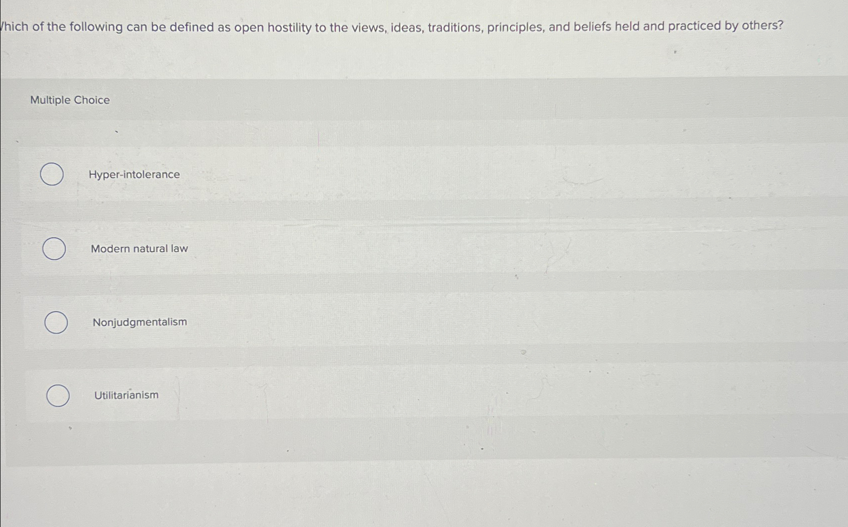 Solved /hich of the following can be defined as open | Chegg.com