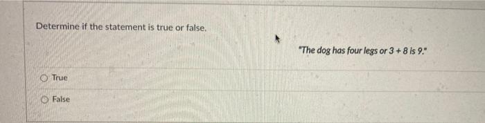 Solved Determine if the statement is true or false, "The dog | Chegg.com