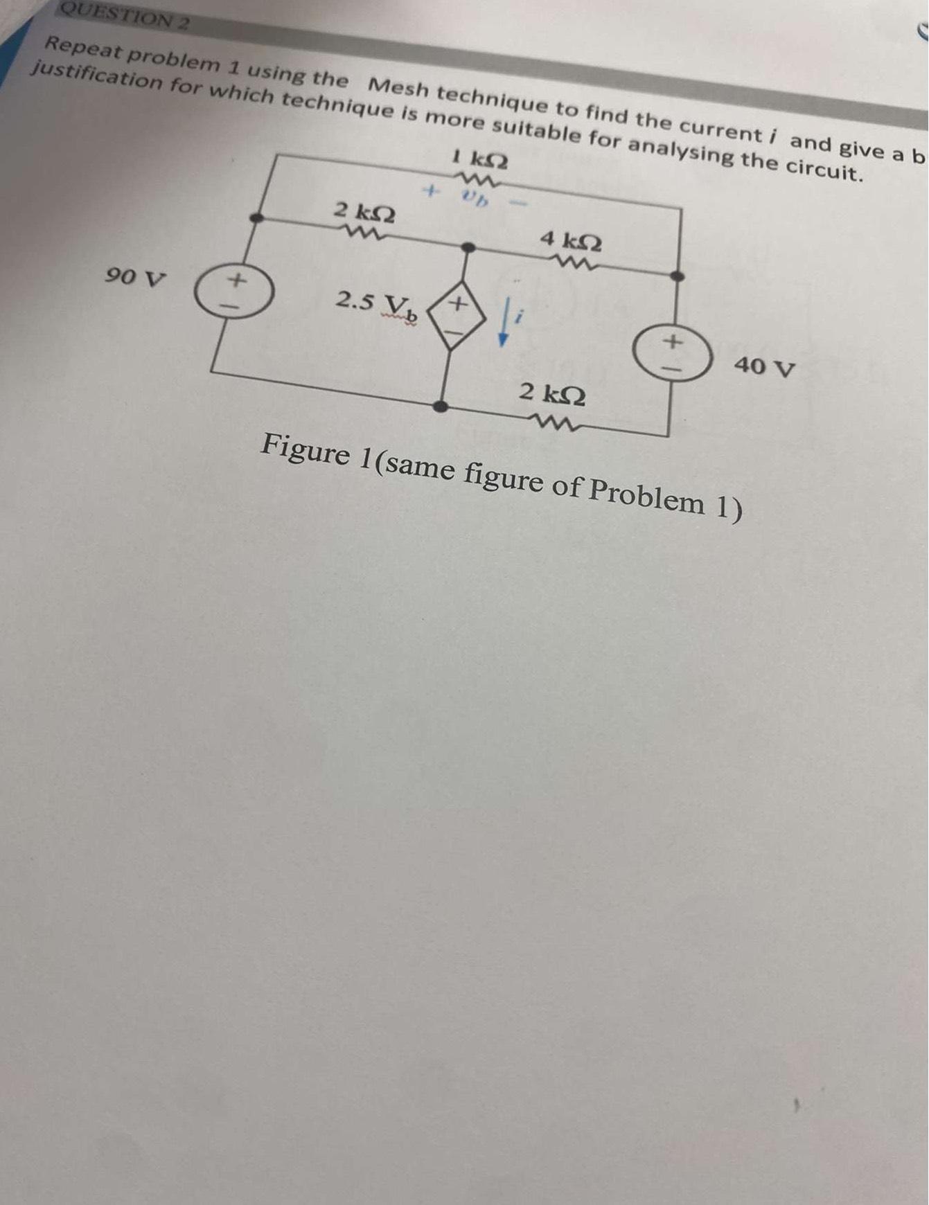 Solved QUESTION? ﻿using Nodal and the Mesh technique to find | Chegg.com