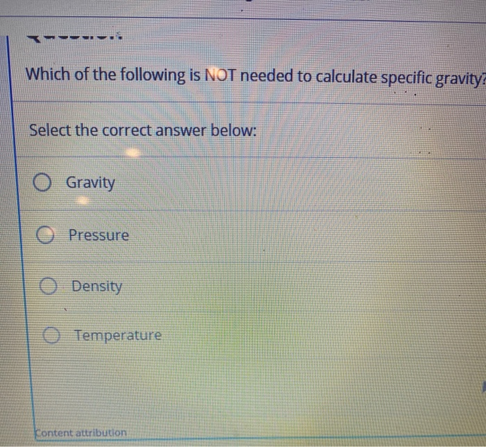Solved Which of the following is NOT needed to calculate | Chegg.com