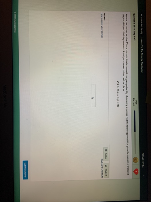 Solved ASHLEY NUNEZ Save & Ext Certify Lesson: 7.4 The | Chegg.com