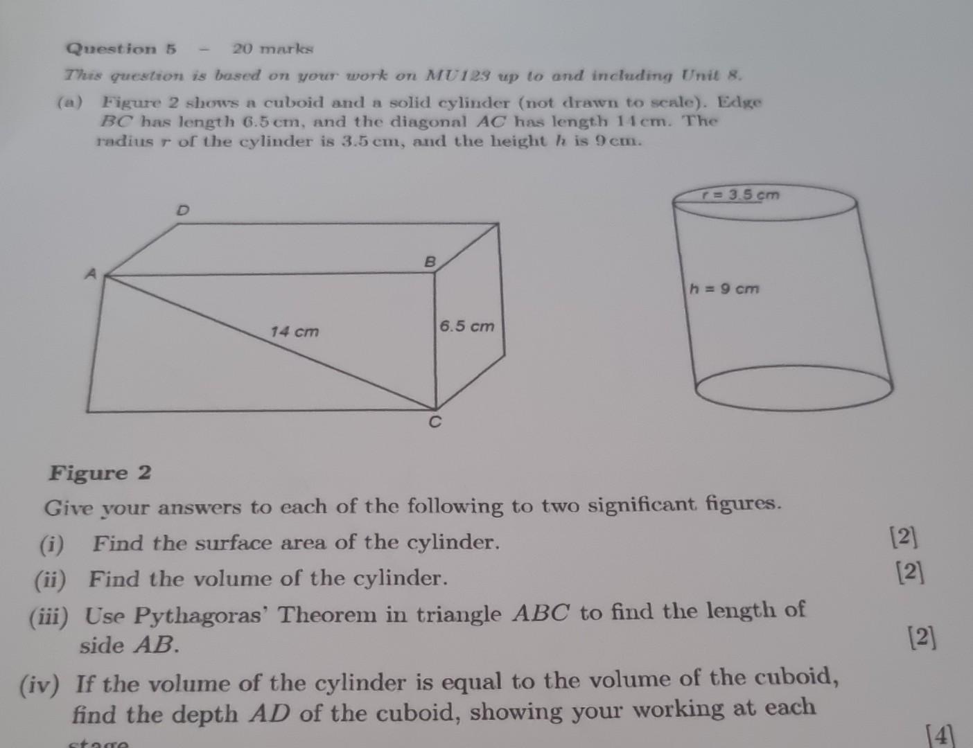Solved Question 5 – 20 marks This question is based on your | Chegg.com