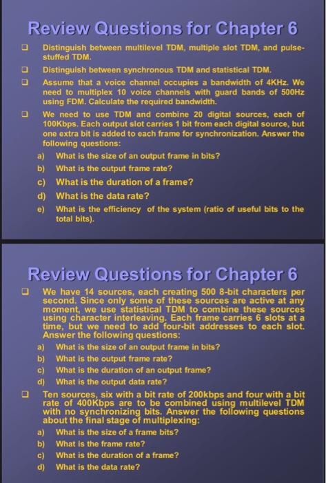 Solved Review Questions for Chapter 6 Distinguish between | Chegg.com Solved Review Questions for Chapter 6 Distinguish between | Chegg.com
