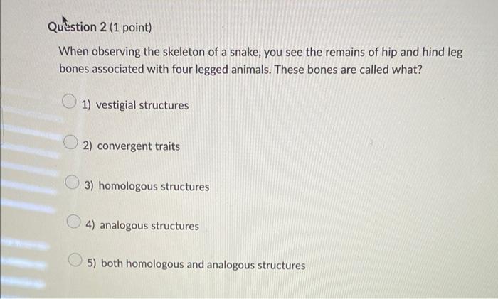 Solved Fundamental similarity due to descent from a common | Chegg.com