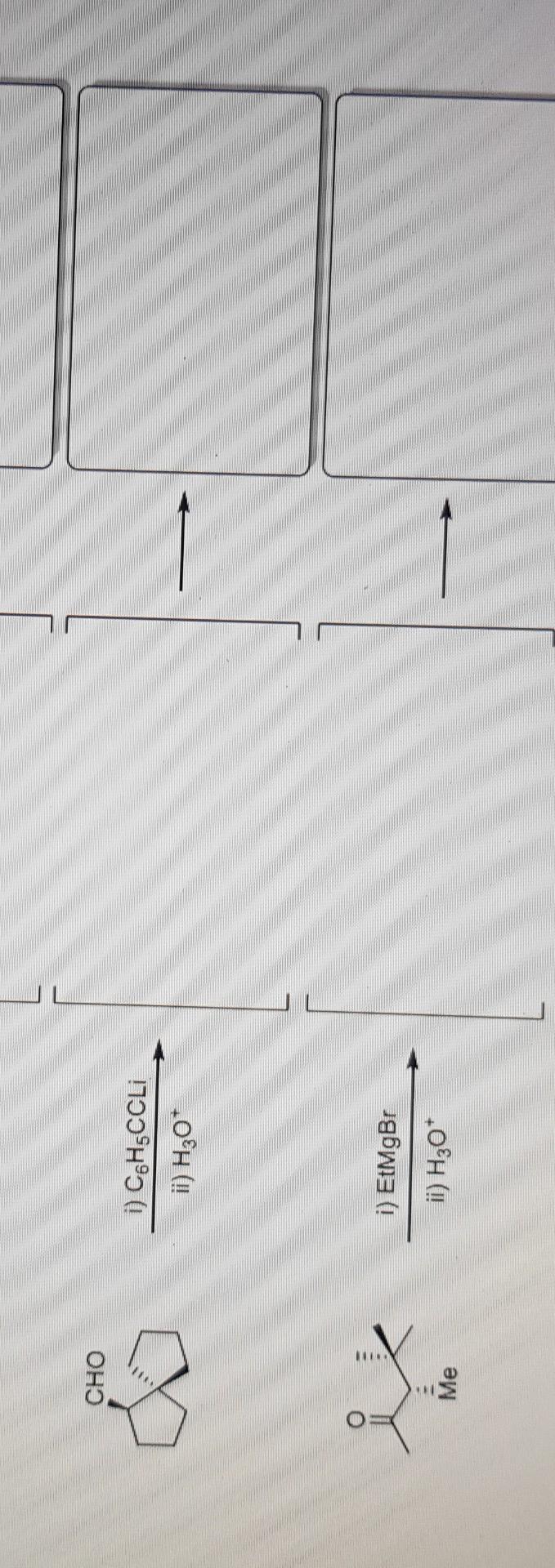 Solved provide the major diasteromer formed by 1,2 addition | Chegg.com