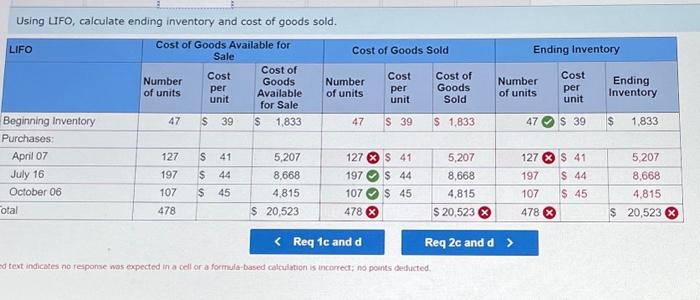 Solved Exercise 6-4 (Algo) Calculate inventory amounts when | Chegg.com Solved Exercise 6-4 (Algo) Calculate inventory amounts when | Chegg.com