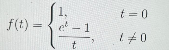 Solved find the laplace transform for the following function | Chegg.com