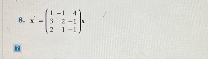Problems In each of Problems 1 through 8 : a. Find a | Chegg.com