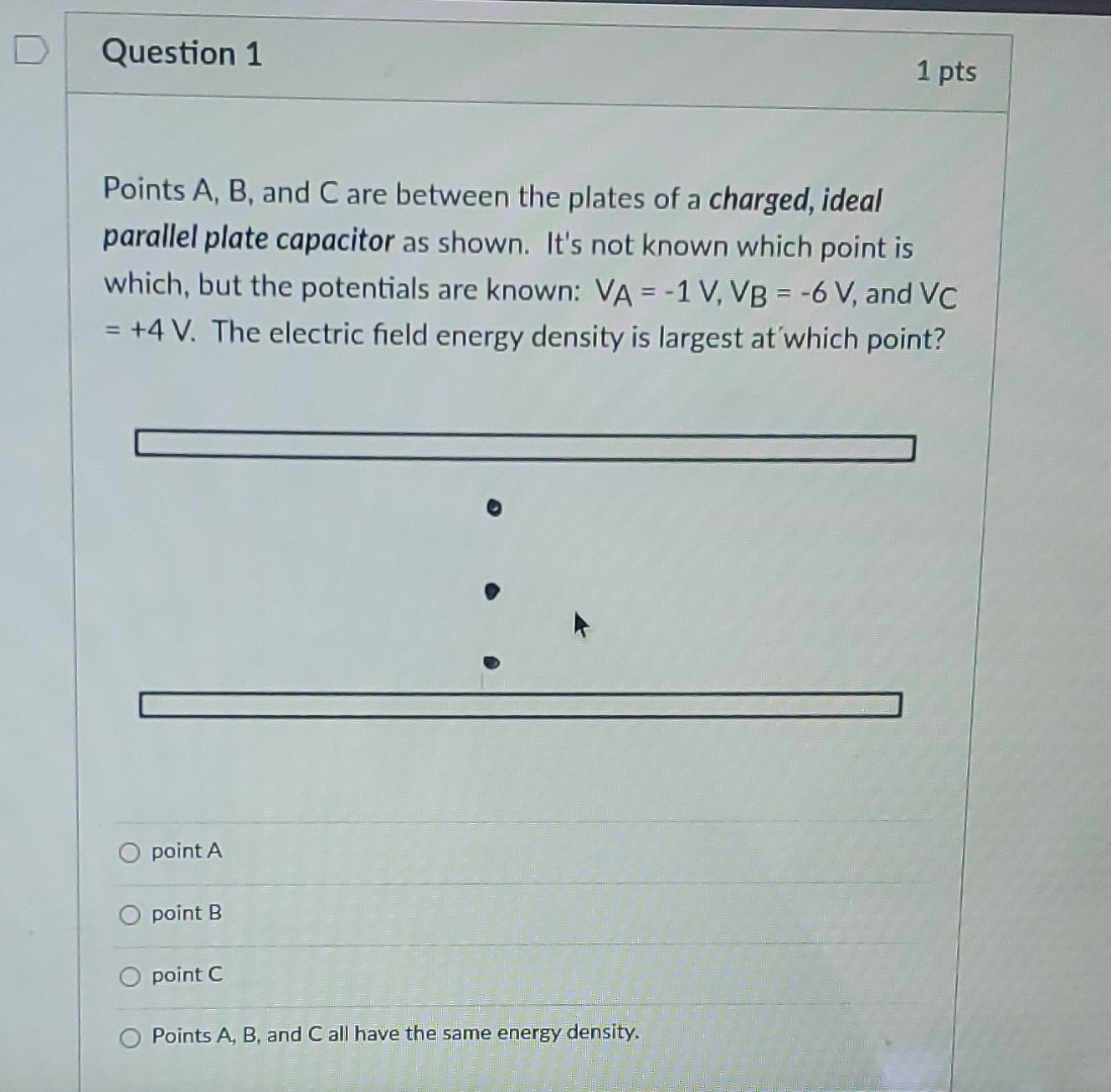 Solved point Apoint Bpoint CPoints A,B, ﻿and C ﻿all have | Chegg.com