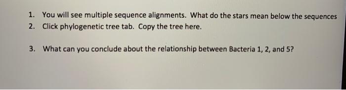 CLUSTAL 0(1.2.4) multiple sequence alignment | Chegg.com