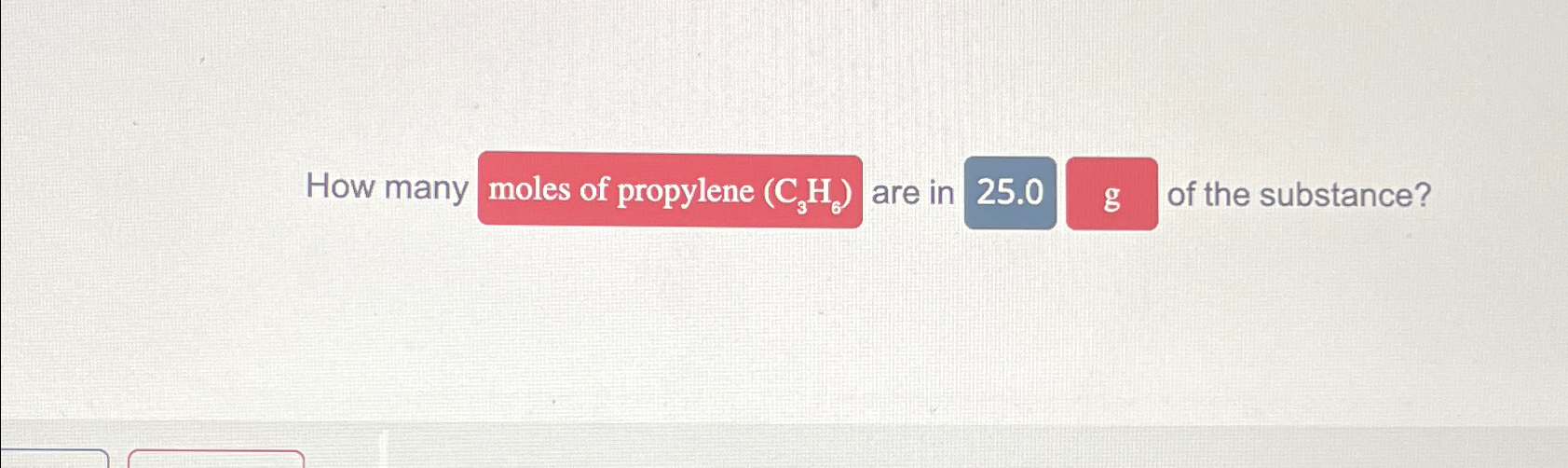 Solved How many are in 25.0,g ﻿of the substance? | Chegg.com