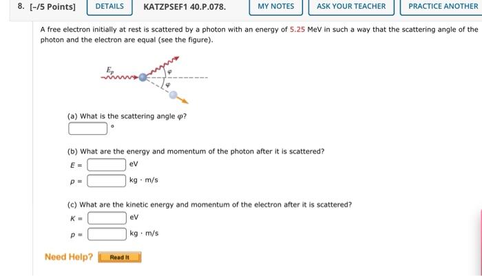 Solved 8. [-15 Points) DETAILS KATZPSEF1 40.P.078. MY NOTES | Chegg.com Solved 8. [-15 Points) DETAILS KATZPSEF1 40.P.078. MY NOTES | Chegg.com