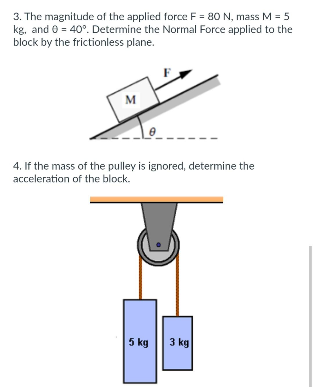 Solved (1. Draw the FBD first; 2. write the summation of | Chegg.com