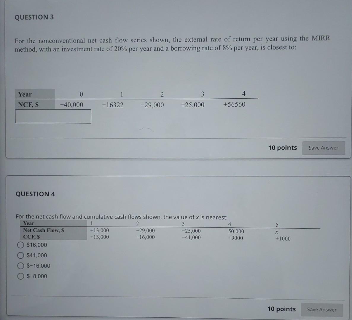 When applying the MIRR approach to determine the | Chegg.com