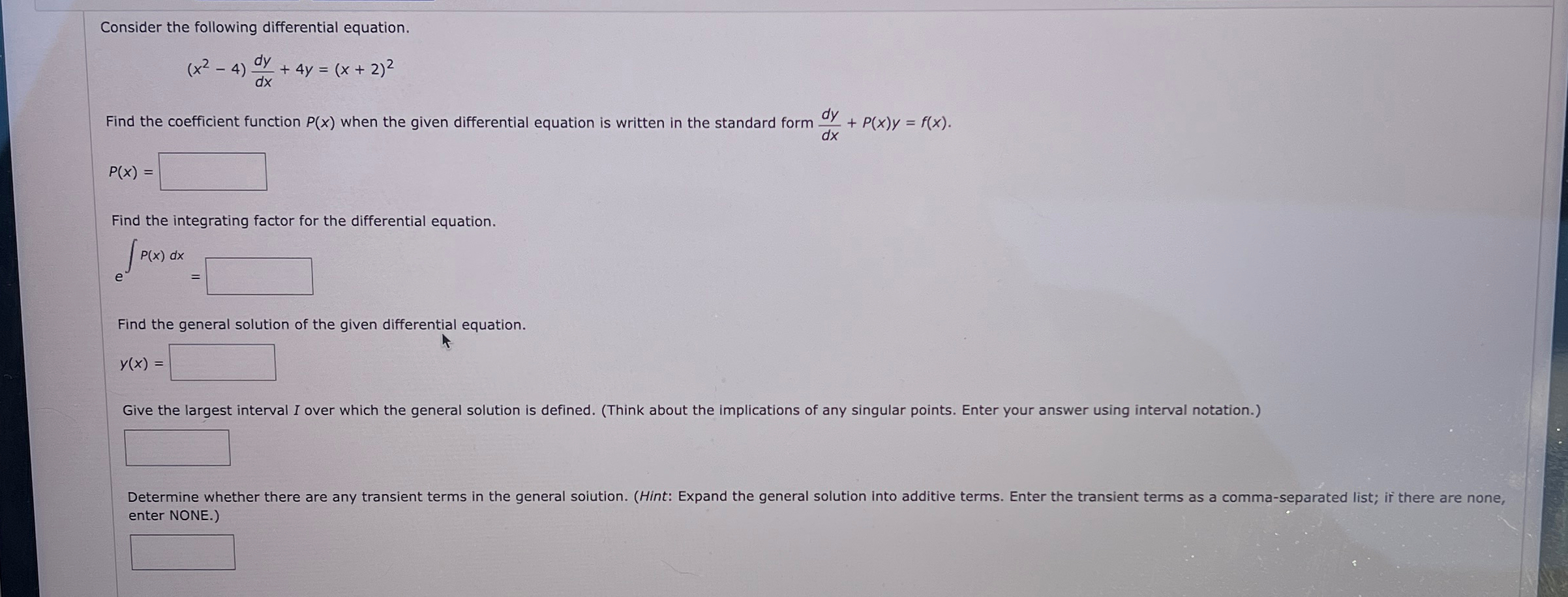 Solved Consider the following differential | Chegg.com