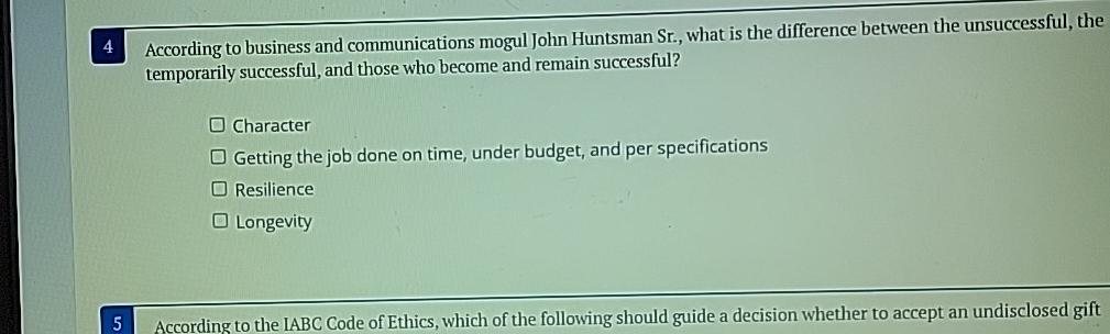 Solved According to business and communications mogul John | Chegg.com