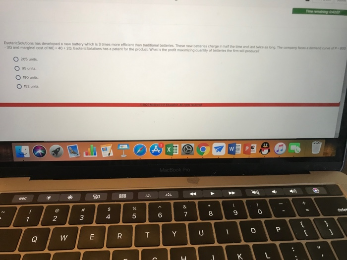 Solved Esoter Solutions has developed a new battery which is | Chegg.com