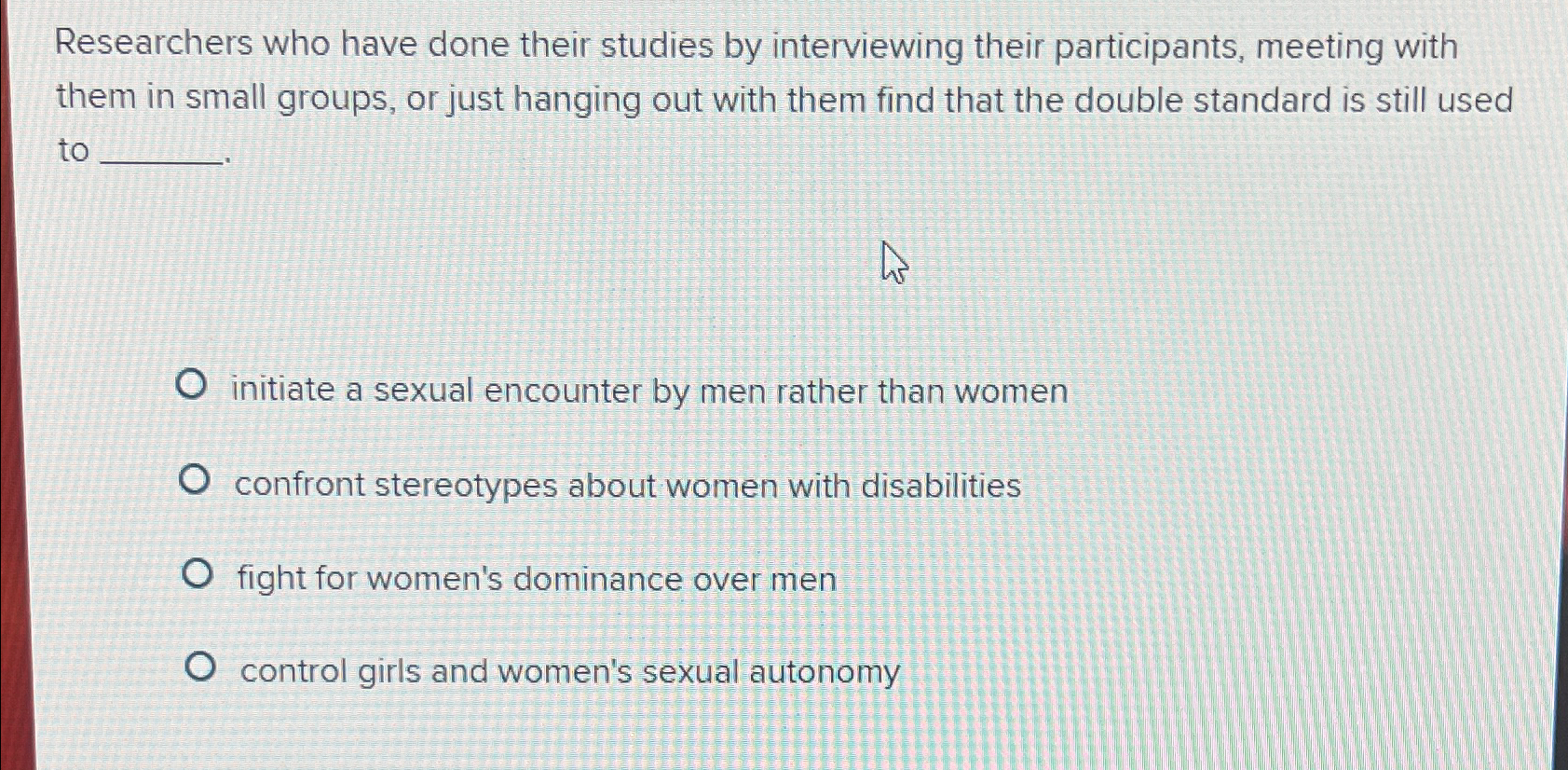 Solved Researchers who have done their studies by | Chegg.com