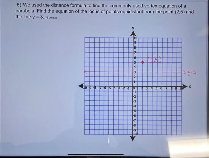 Solved 6) We used the distance formula to find the commonly | Chegg.com
