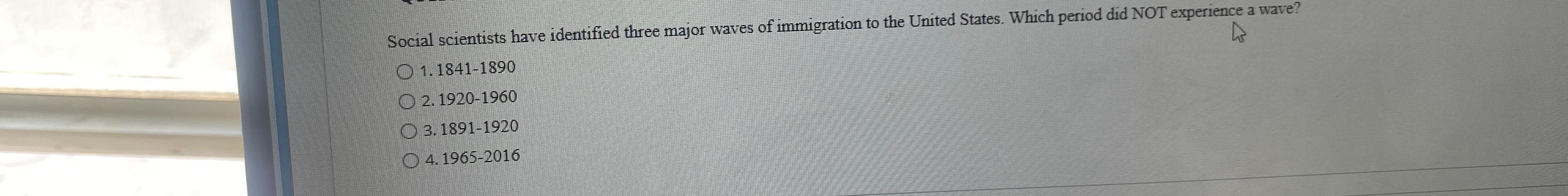 Solved Social scientists have identified three major waves | Chegg.com