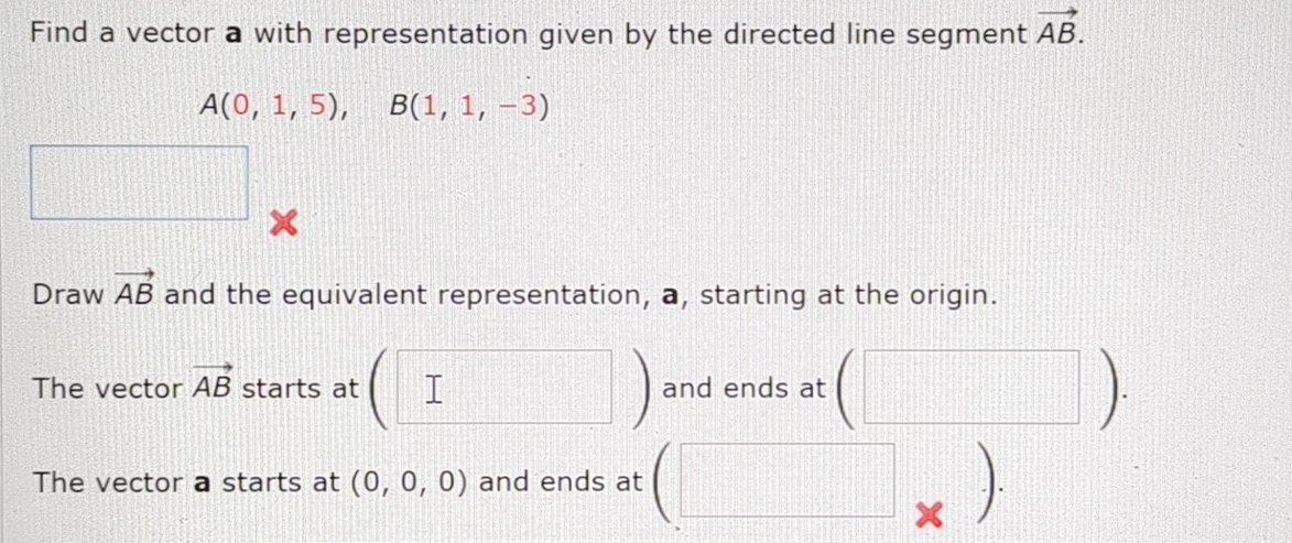 Solved Find a vector a with representation given by the | Chegg.com