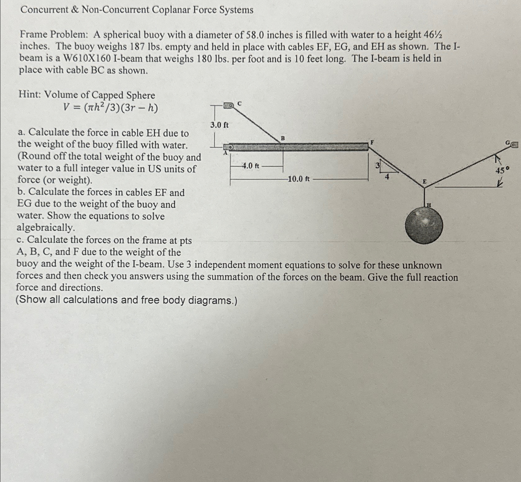Solved Concurrent & Non-Concurrent Coplanar Force | Chegg.com