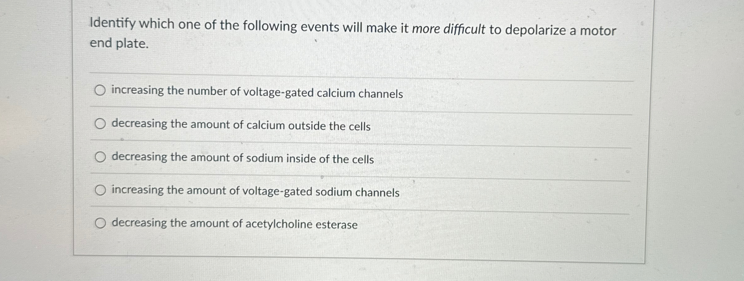 Solved Identify which one of the following events will make | Chegg.com