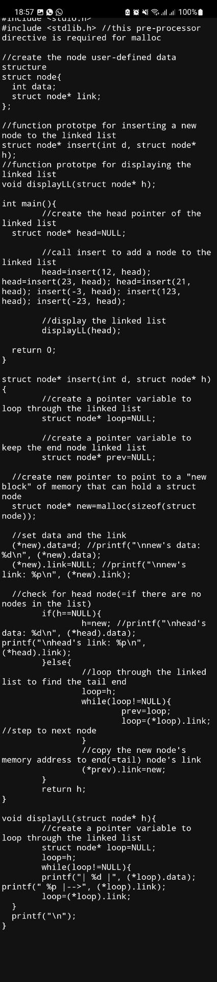 Solved Consider The Attached C Source File Sltcll C