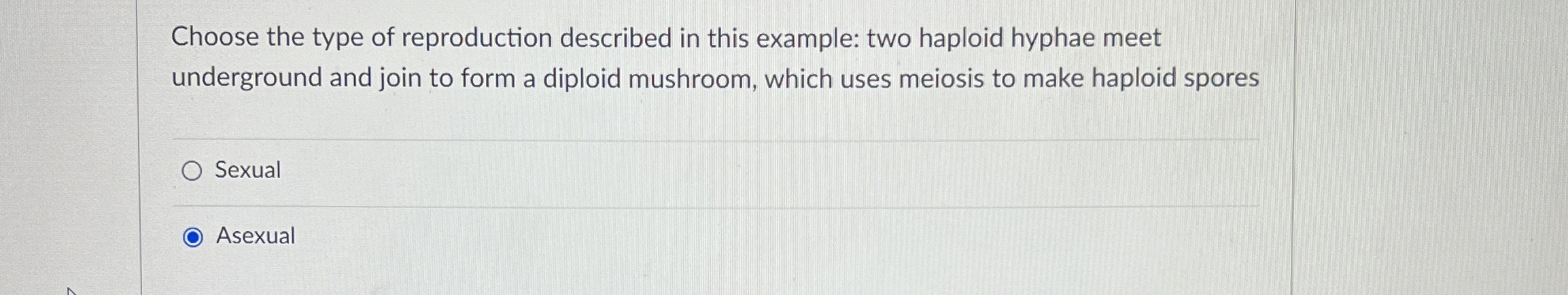 Solved Choose the type of reproduction described in this | Chegg.com