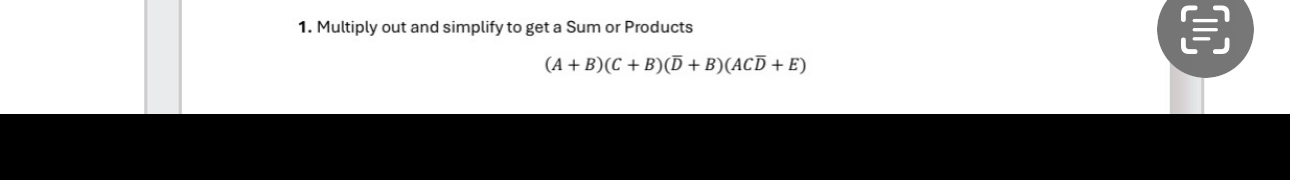 Solved Multiply out and simplify to get a Sum or | Chegg.com