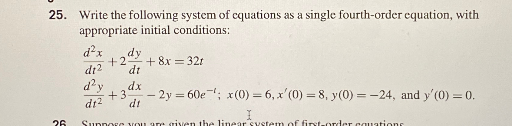 Solved Write the following system of equations as a single | Chegg.com