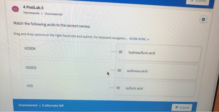 Solved 4.PreLab.5 Homework – Unanswered Which element is | Chegg.com