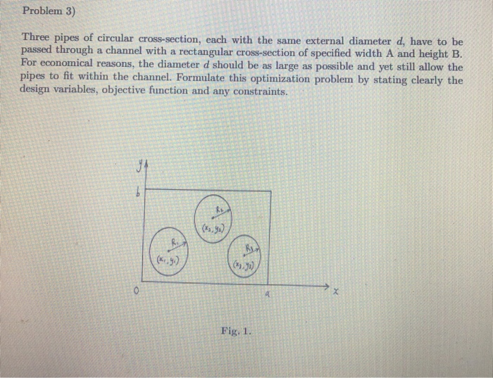 Solved Problem 3) Three pipes of circular cross-section, | Chegg.com