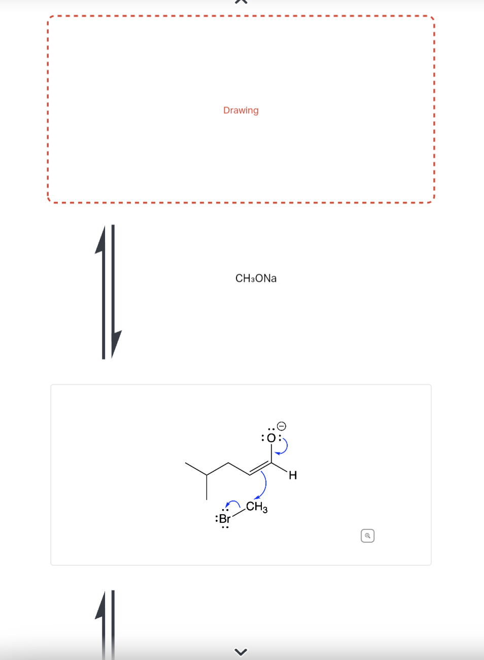Solved CH3ONa Use the reaction conditions provided to | Chegg.com