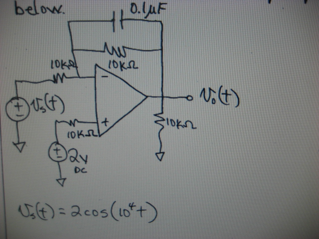 Solved Find Vo(t) in the ideal op amp circuit below. (t) = | Chegg.com