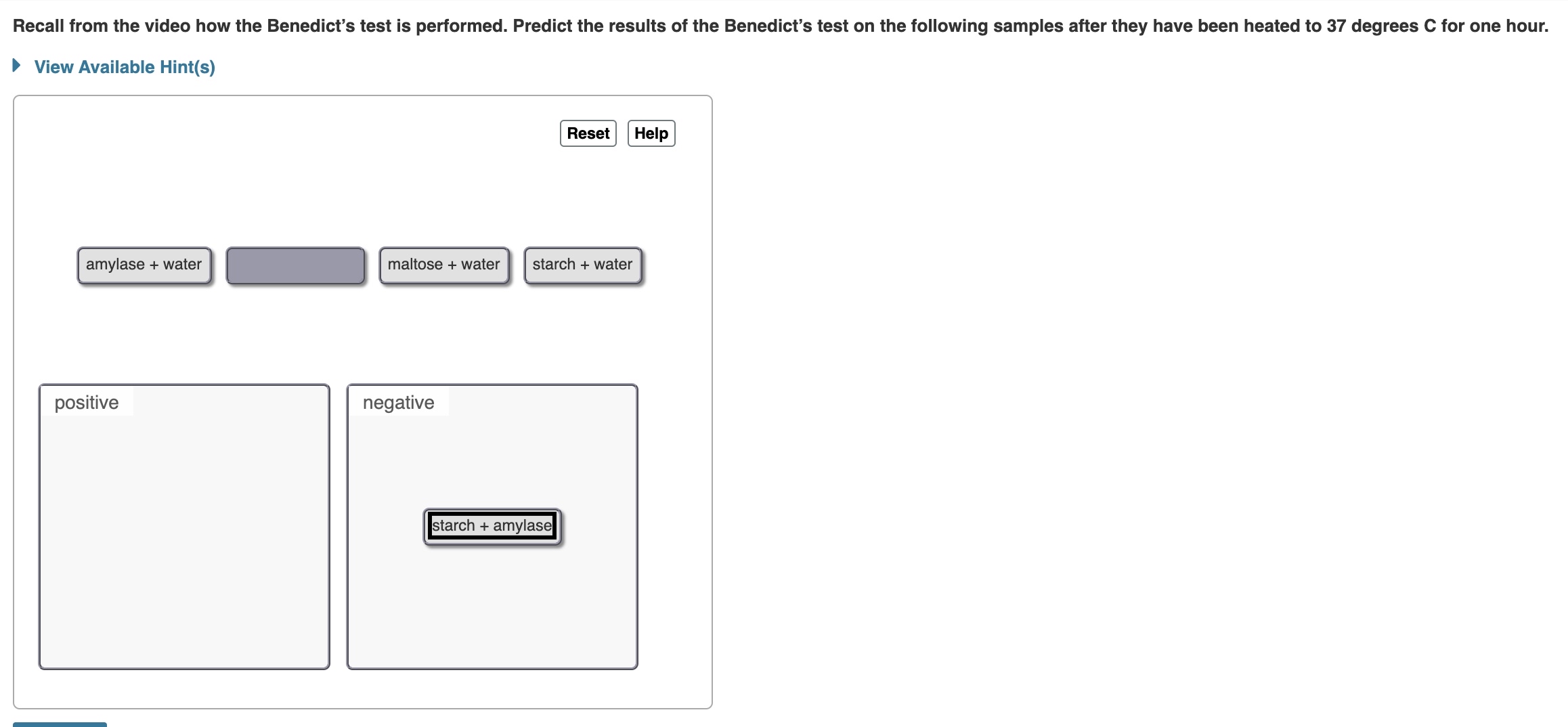 Solved Recall from the video how the Benedict's test is | Chegg.com