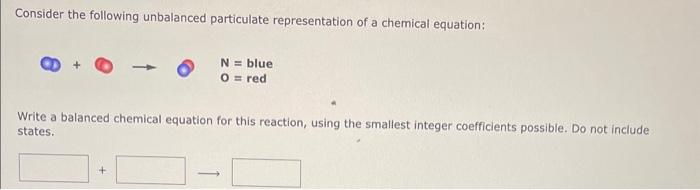 Solved Consider the following unbalanced particulate | Chegg.com