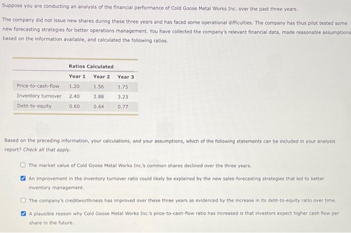 Solved Suppose you are conducting an analysis of the | Chegg.com