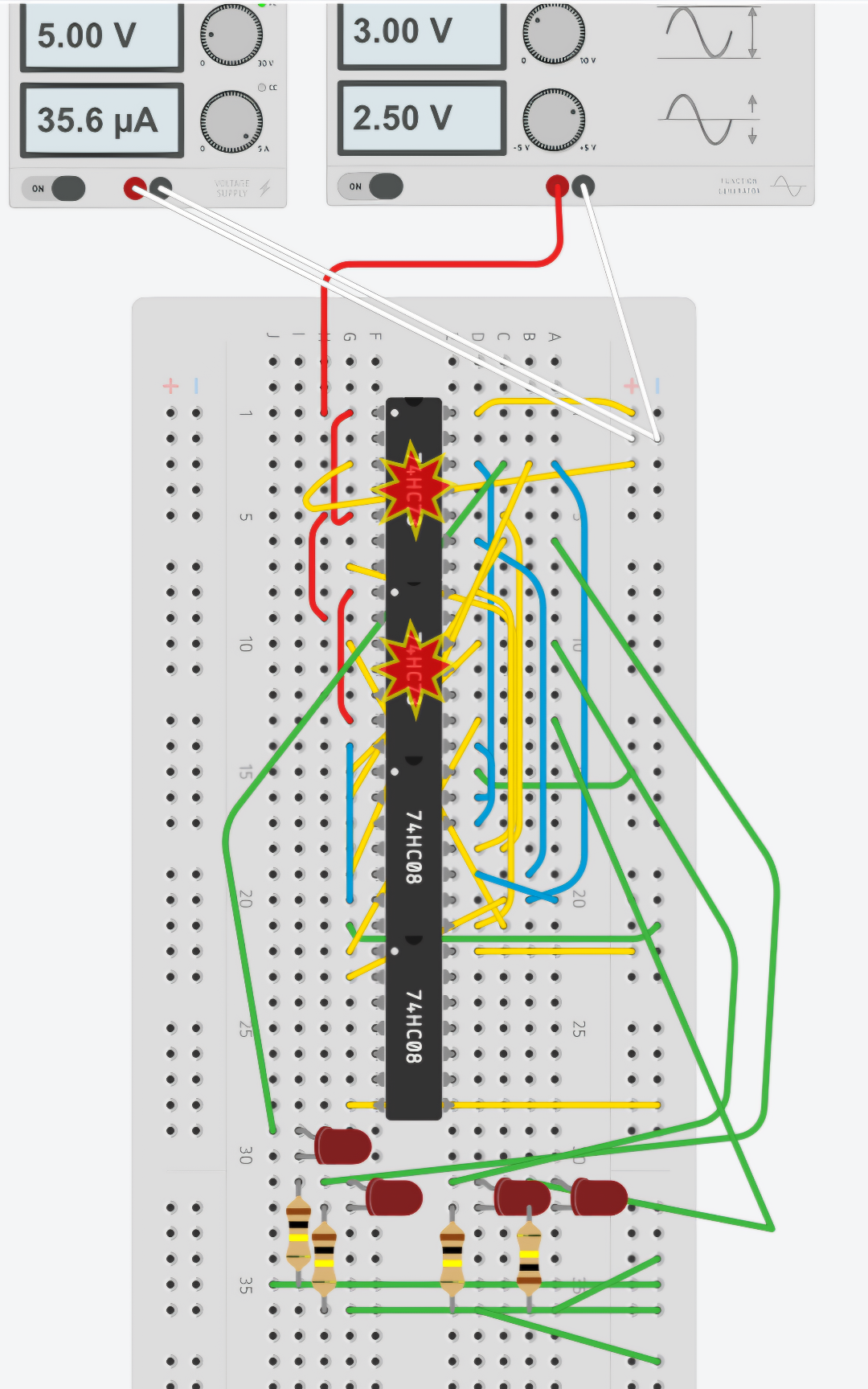 Solved I made a synchronous bcd counter using tinkercad. But | Chegg.com