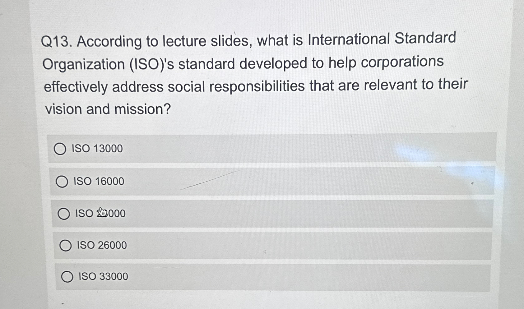Solved Q13. ﻿According to lecture slides, what is | Chegg.com