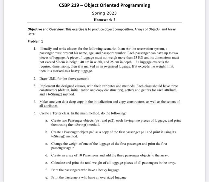 Solved Spring 2023 Homework 2 Objective and Overview: This | Chegg.com