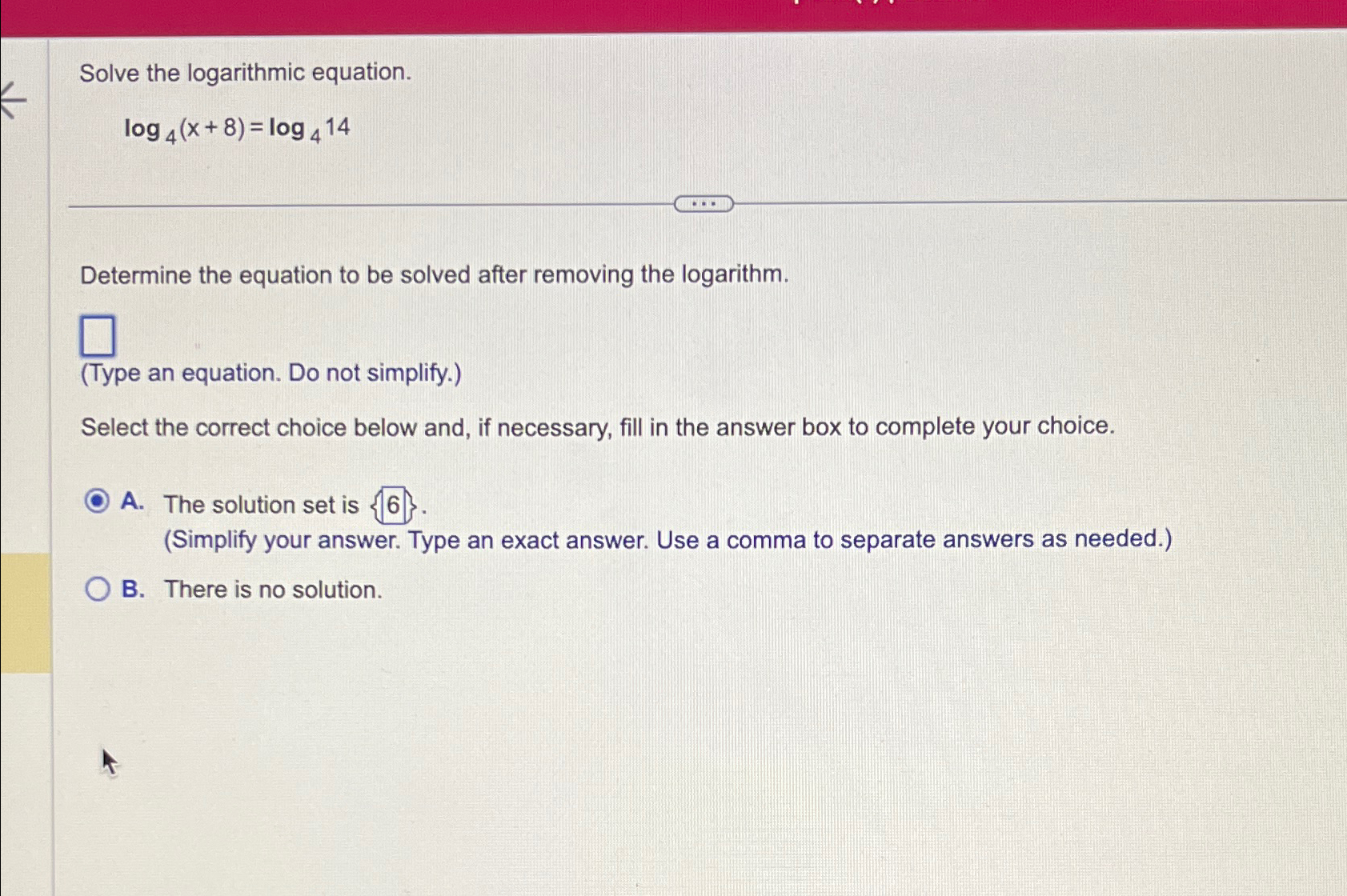 Solved Solve The Logarithmic Chegg