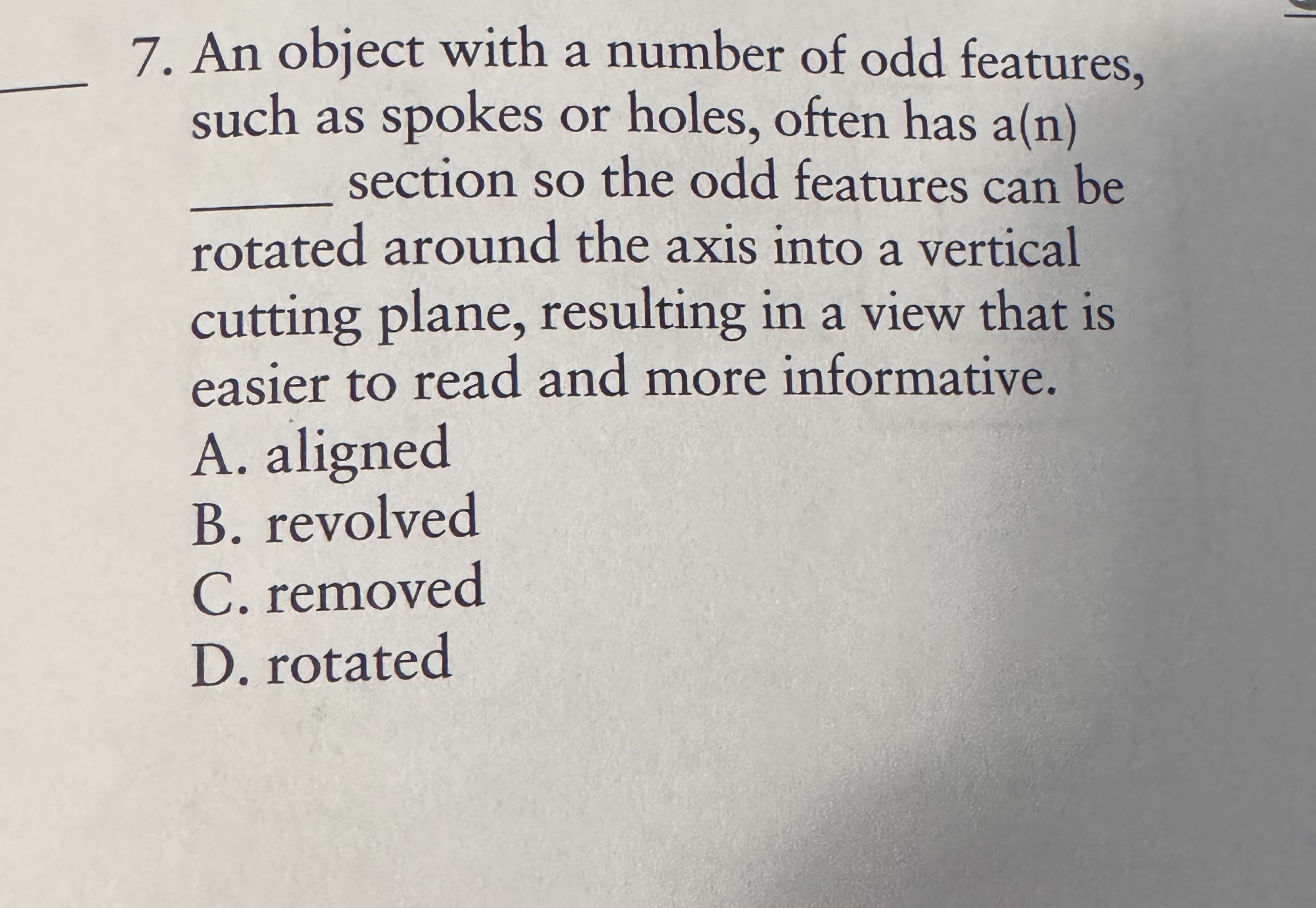 An object with a number of odd features,such as | Chegg.com