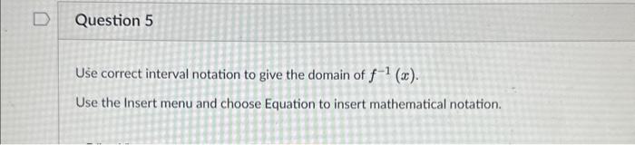 Solved Us̉e correct interval notation to give the domain of | Chegg.com