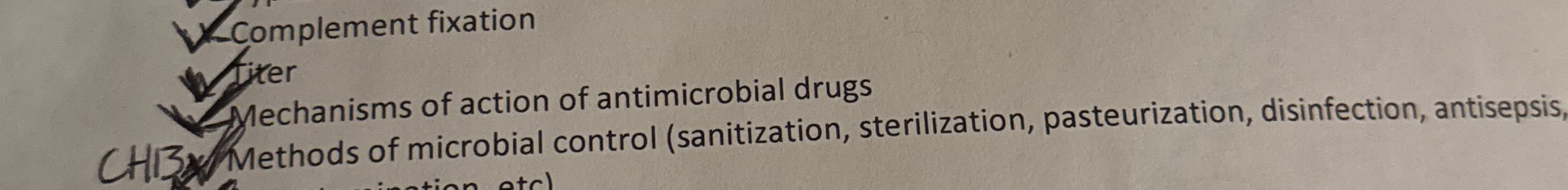 Solved Methods of microbial control (sanitization, | Chegg.com