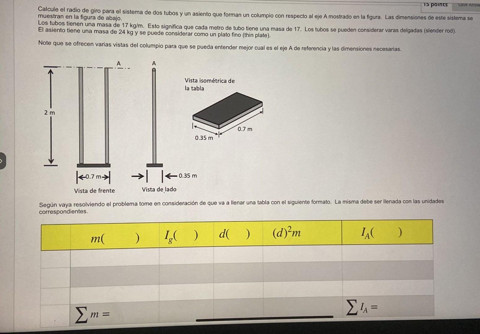 Solved complete the table Calculate the radius of | Chegg.com