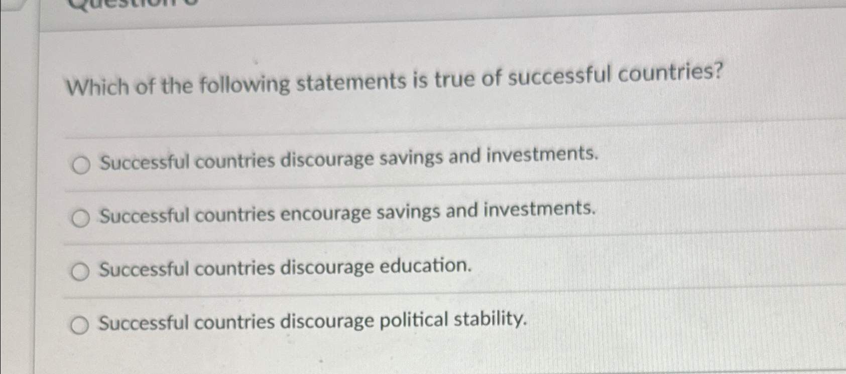 Solved Which of the following statements is true of | Chegg.com